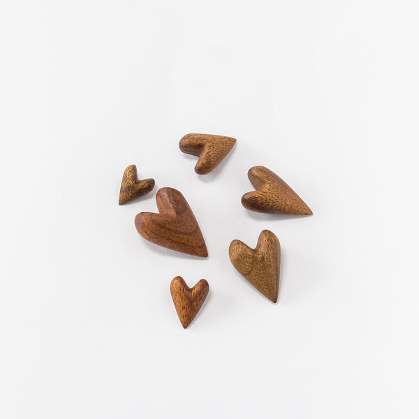 mugavu wood heart family - one little world